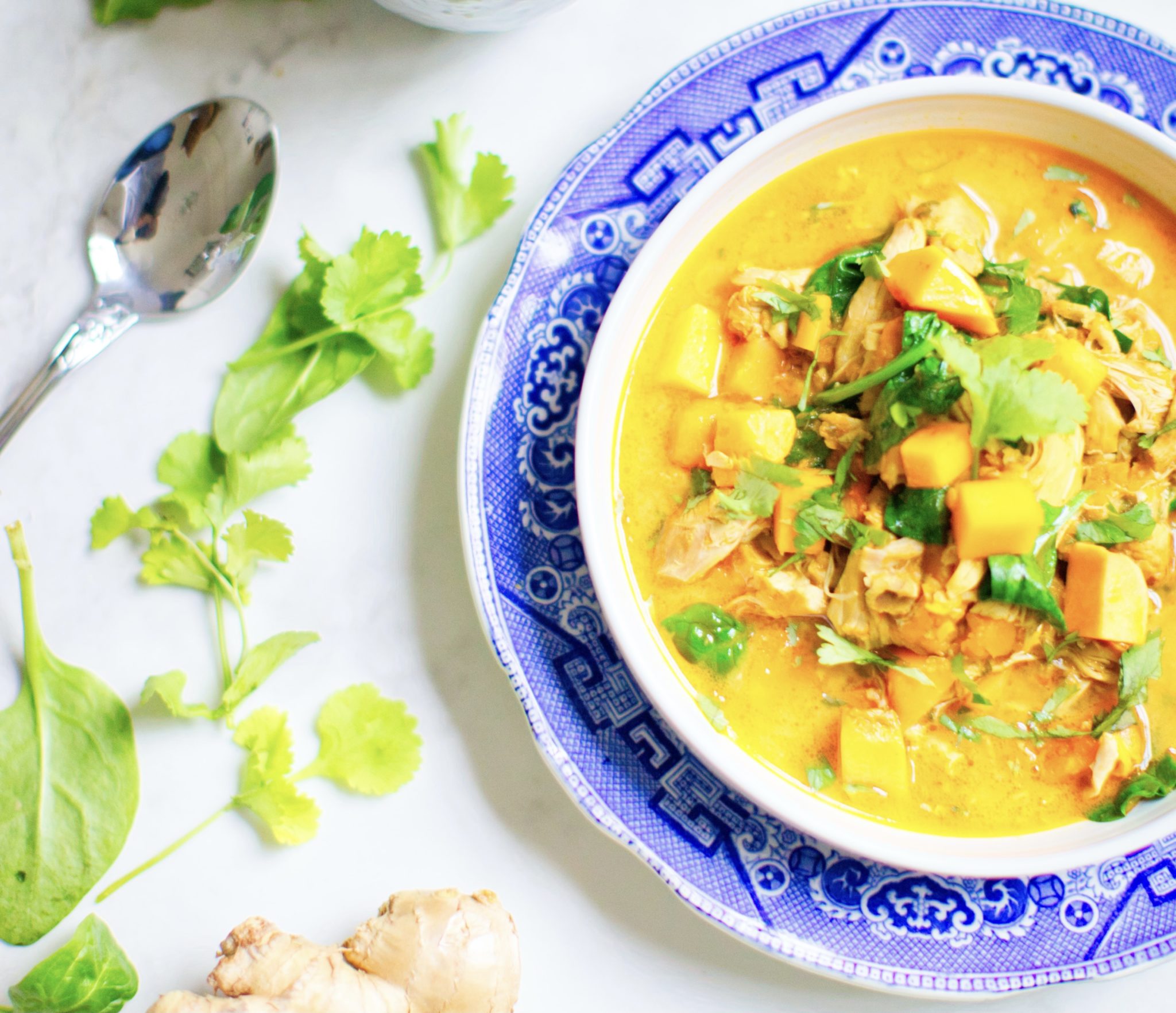Recette healthy de curry vert vegan - Recette Sport